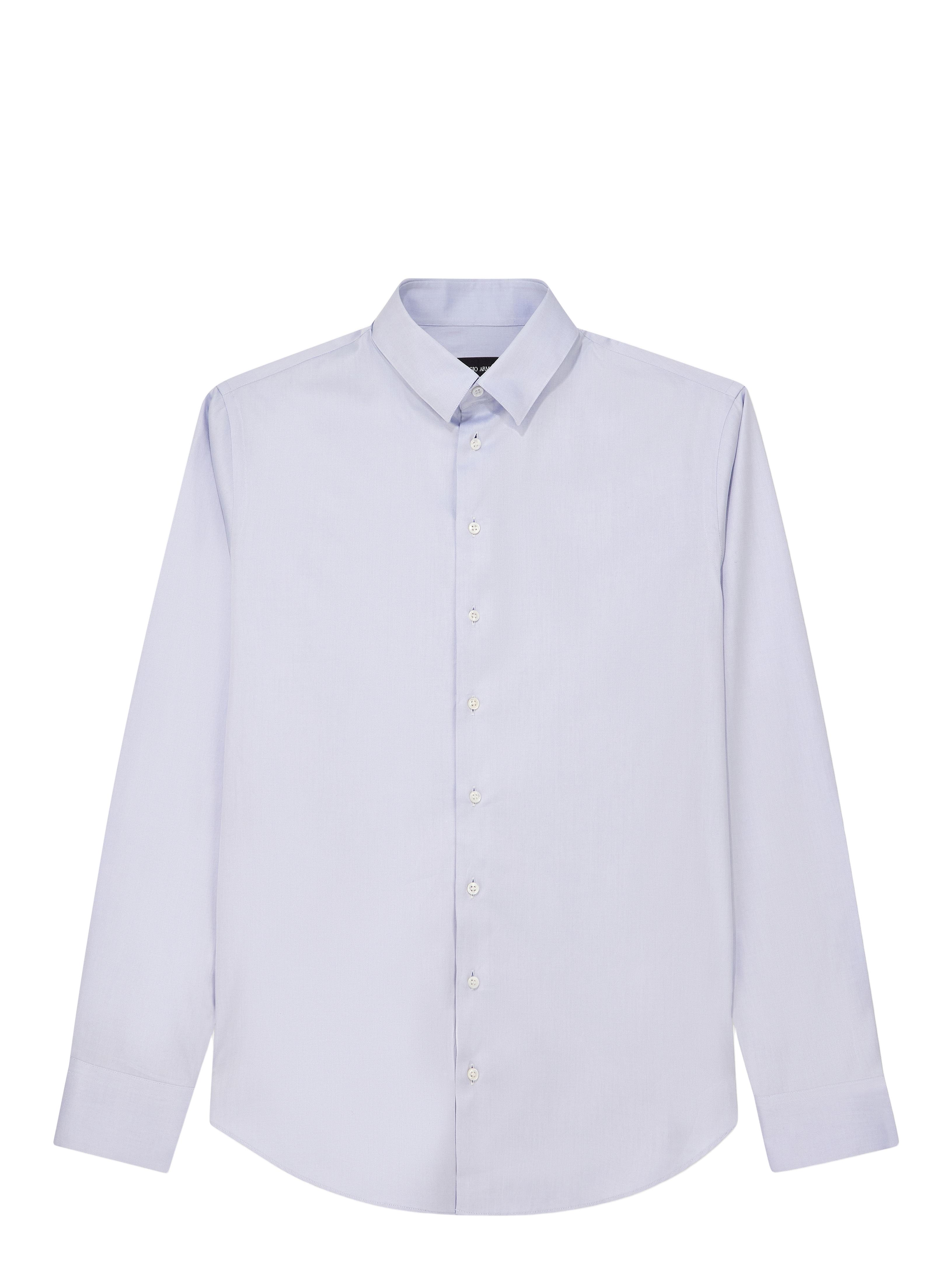 GIORGIO ARMANI cotton twill shirt